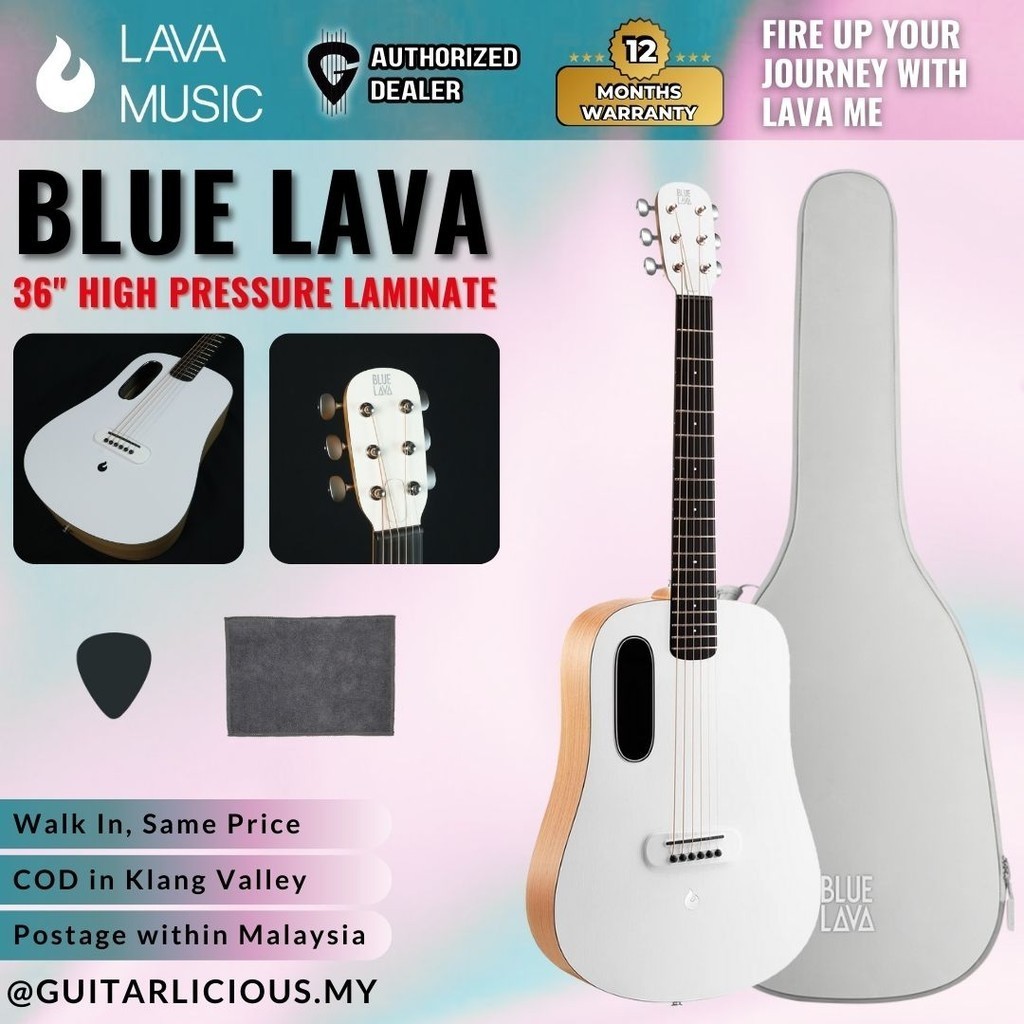 Lava Me Blue Lava Original 36″ Freeboost Acoustic Guitar With AirFlow ...