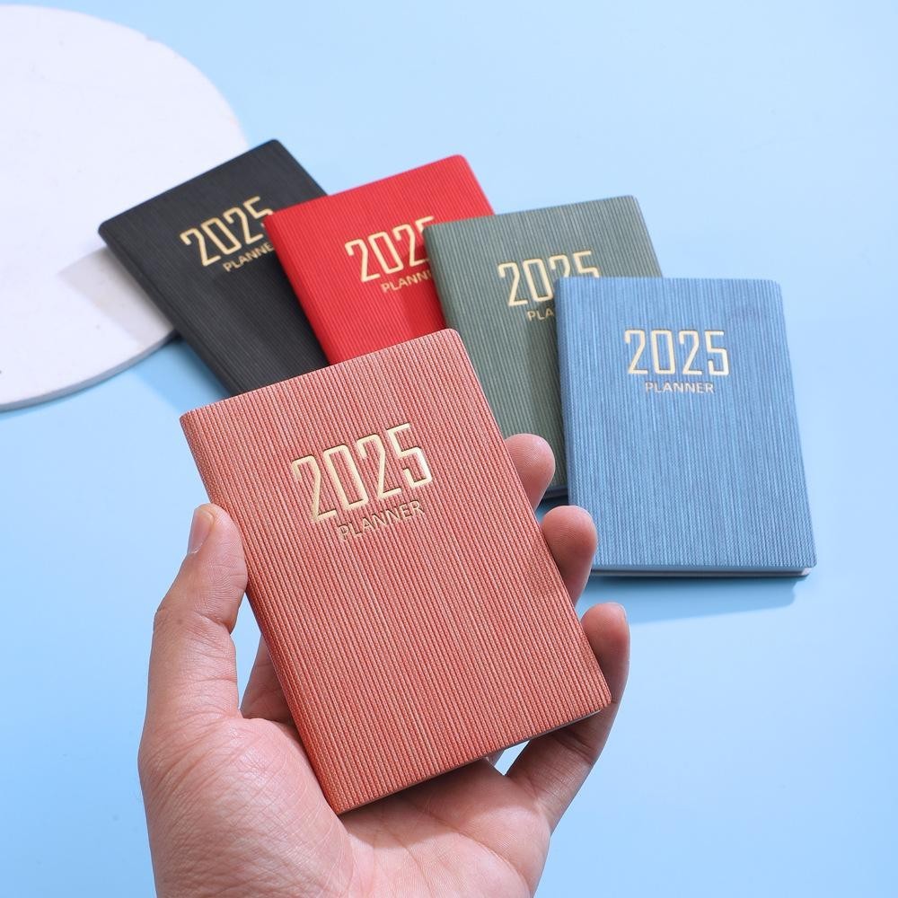 2025 A7 Agenda Book Mini Portable Diary Weekly Planner Notebooks To Do ...