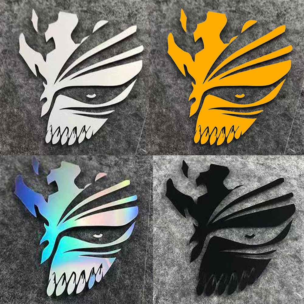 Anime Cartoon Death God Ichigo Mask Engraving Sticker Reflective ...