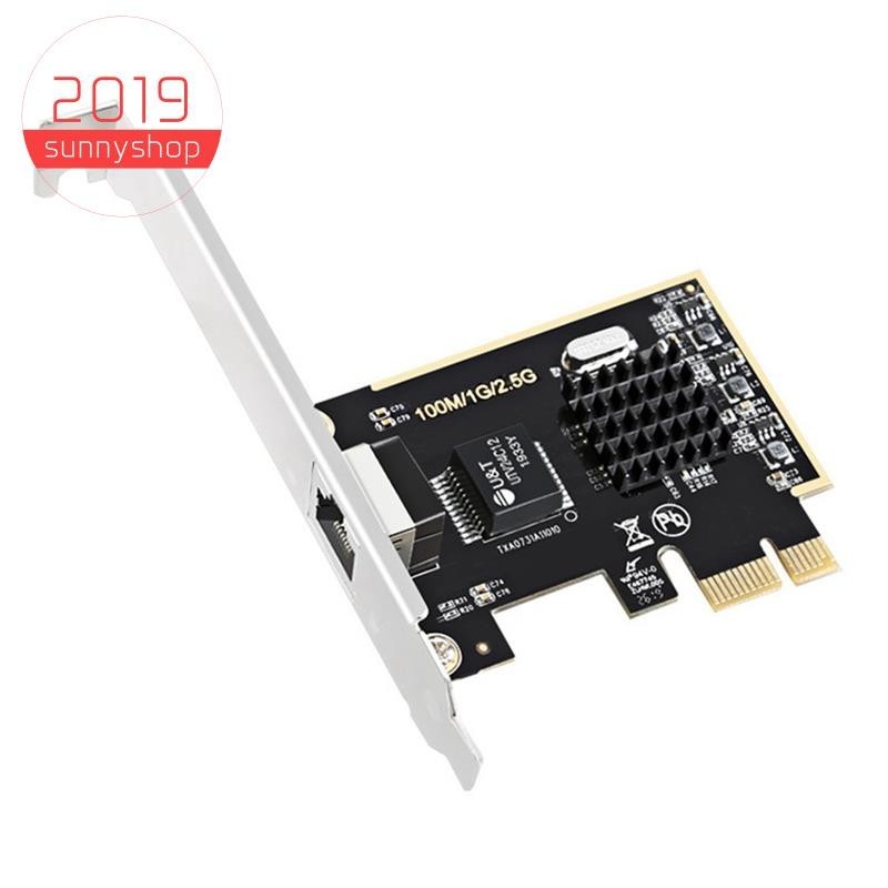 2.5G Network Card PCI-E Desktop Network Card RTL8152 Network Card Game ...