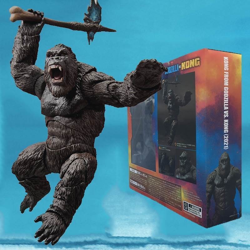 Movie Gorilla Model Assembling Doll Movable Joint Monster Mechanical Godzilla vs King Kong ...