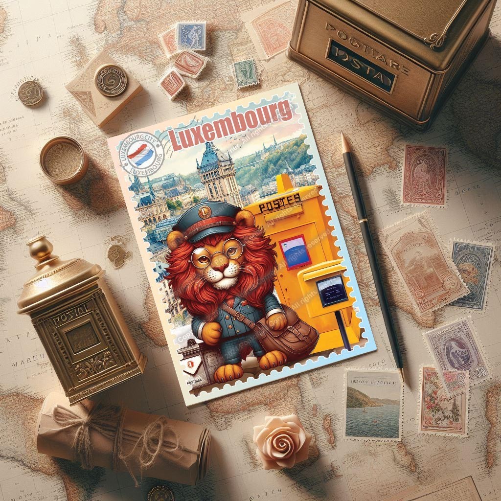 PCC WonderPost Countries Series 2 Luxembourg | Shopee Malaysia