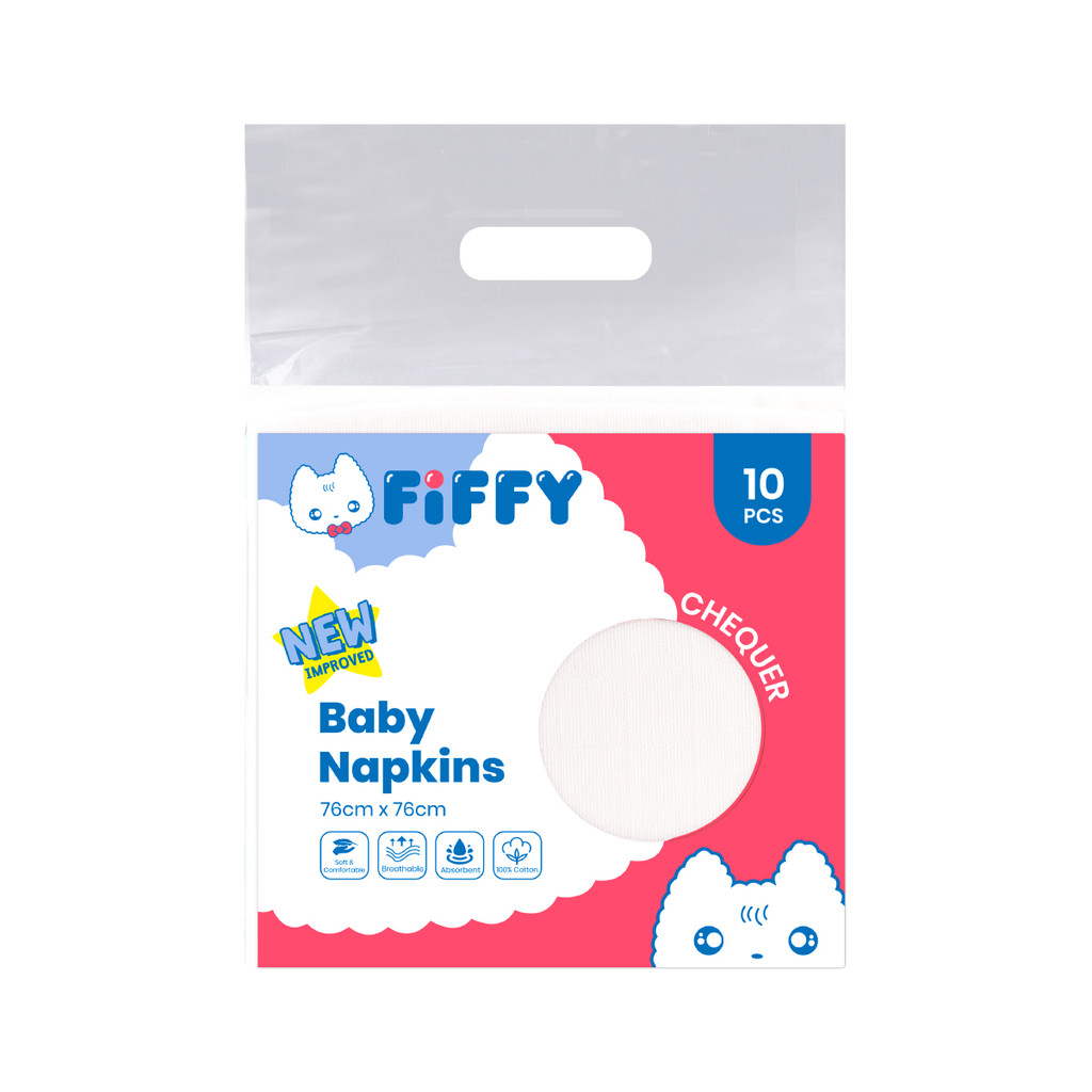 FIFFY BABY NAPKINS (10PCS) | Shopee Malaysia