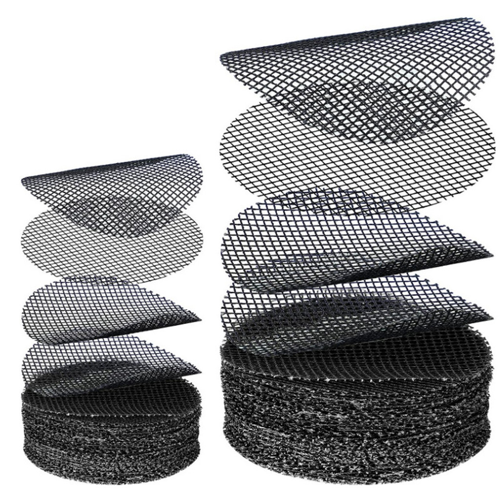 50 Piece Pot Hole Screen Mat, Round Drainage Hole Screen to prevent ...