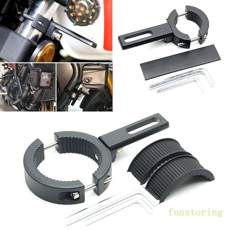 FUN Motorcycle Spotlight Bracket Motobike Spotlights Clamp Holder ...