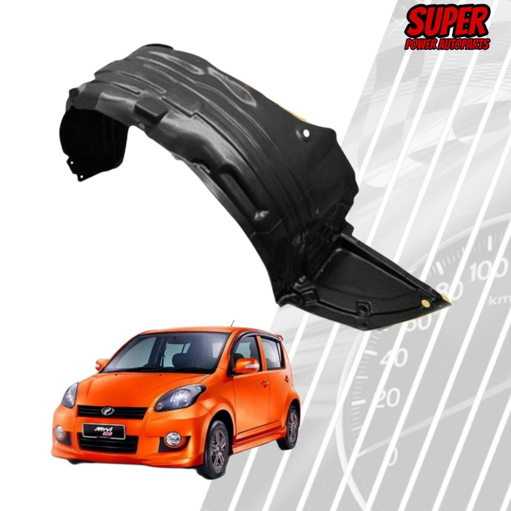 FENDER INNER (DAUN PISANG )FRONT/DEPAN FOR PERODUA MYVI LAGI BEST ...
