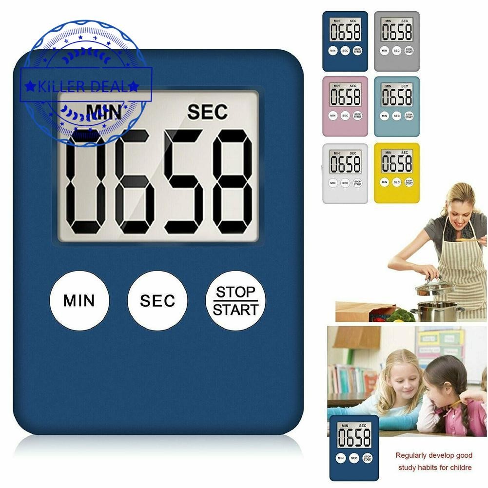 Student Learning Mute Timer Countdown Electronic Alarm Reminder Clock ...