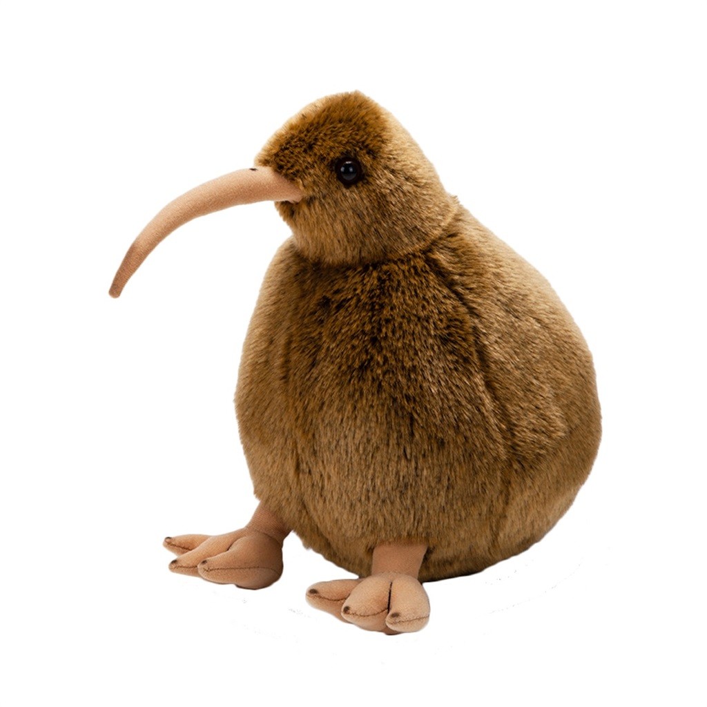 Kiwi Bird Plush Stuffed Animal Realistic Furry Kiwi Bird Plushie Doll, Soft Fluffy Like Real ...