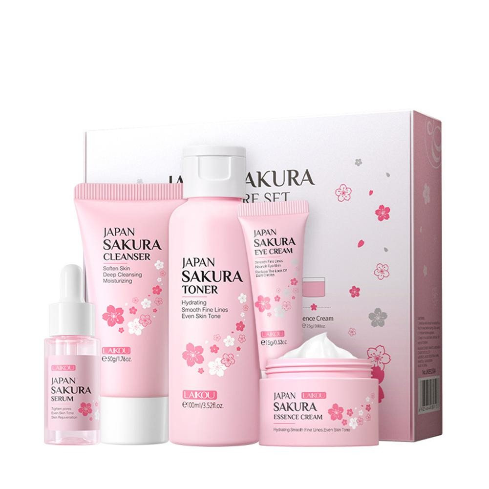 STAR Lai Kou Japanese Sakura Skincare Set 5-piece Gift Box Products ...