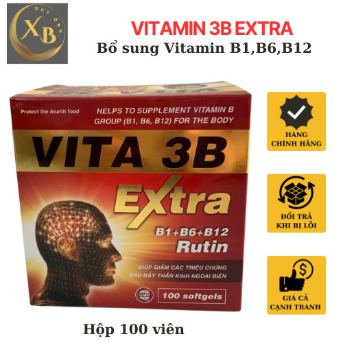 Vita 3B Extra peripheral nerve pain relief pills (Box of 10 blisters x ...