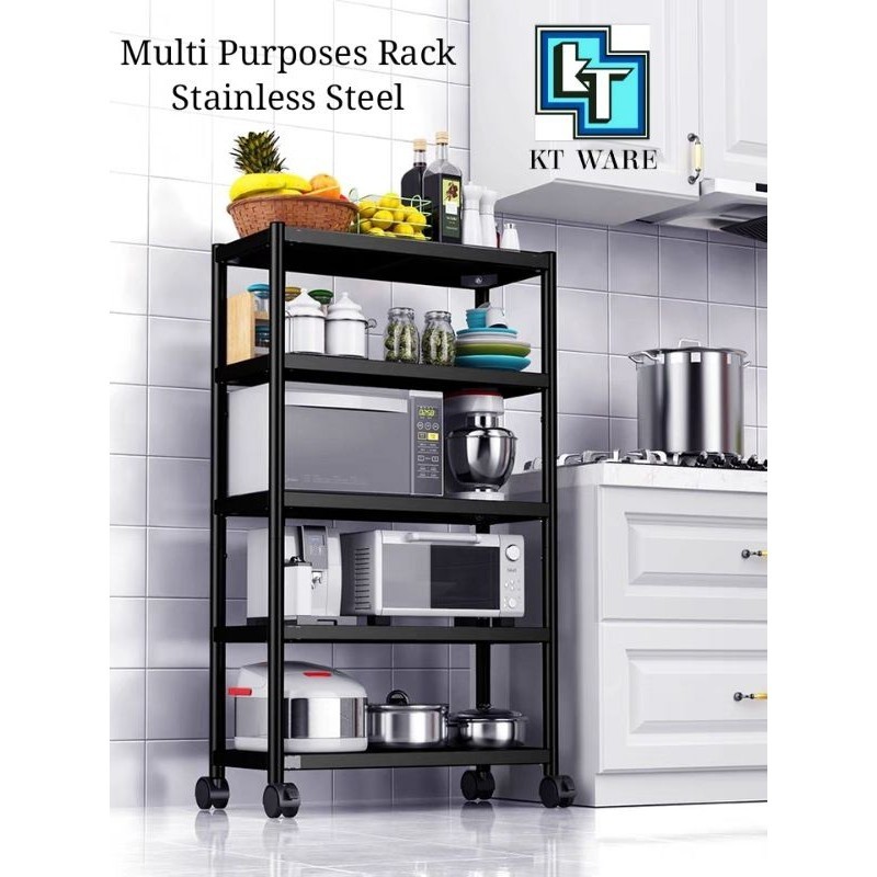 KT WARE Stainless Steel Multilayer Racks / Kitchen Shelves / Pots ...