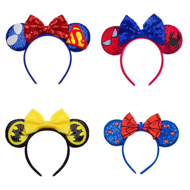 Superhero Themed Decorative Headband Cosplay Spider Man Batman Headlock ...