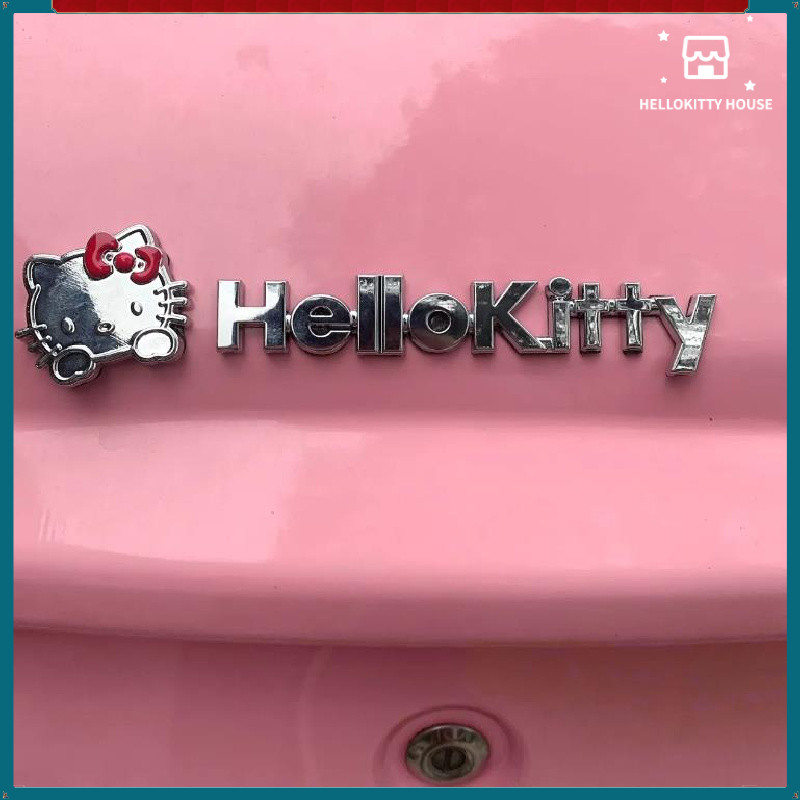 Hellokitty Metal Sticker 3D ThreeD Car Sticker Cute KT Car Sticker KT ...