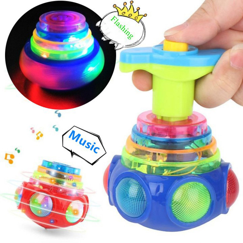 【Wholesale】10pcs LED Spinner Gyro Toy Luminous Gyroscope Flashing ...