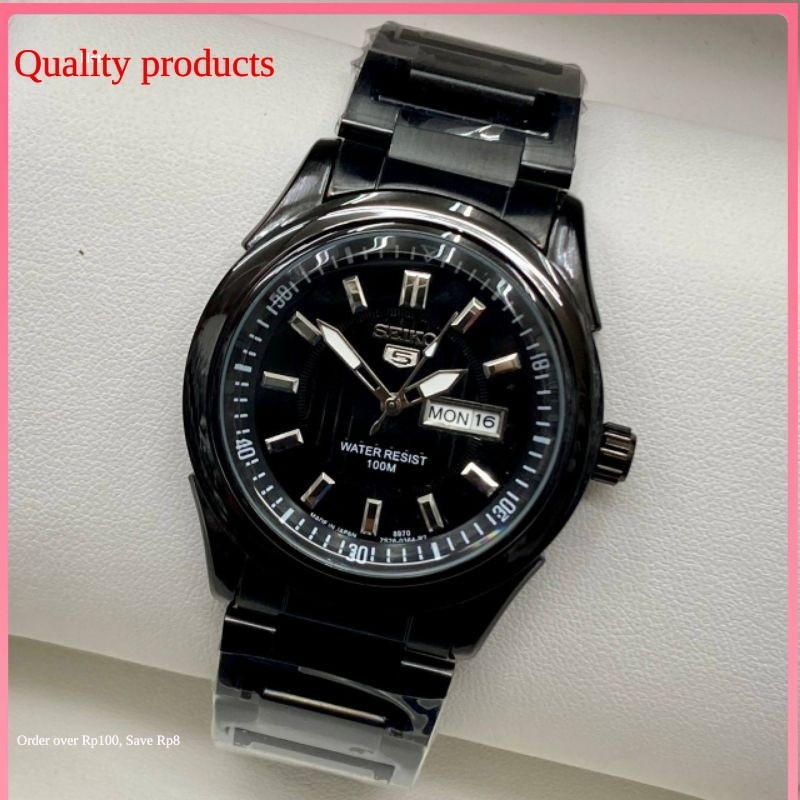 original Seiko 5 quartz analog luxurious watches for men's jam tangan ...