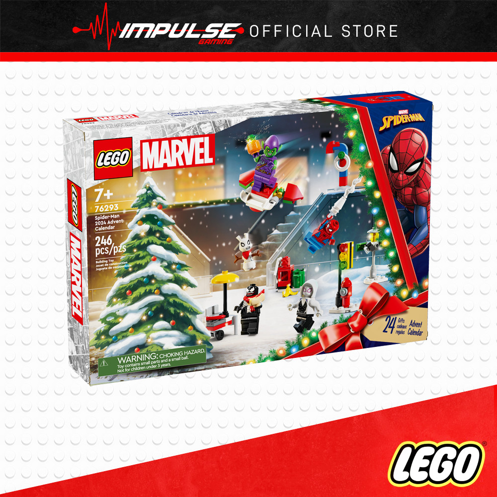 LEGO 76293 Advent Calendar 2024 Marvel Spiderman | Shopee Malaysia