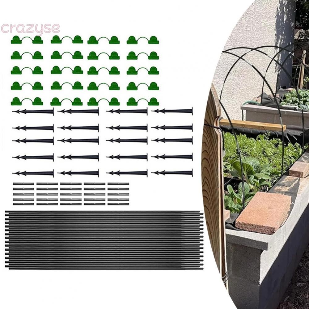 Sturdy Fiberglass Garden Hoops Greenhouse Tunnel Insect Netting for ...