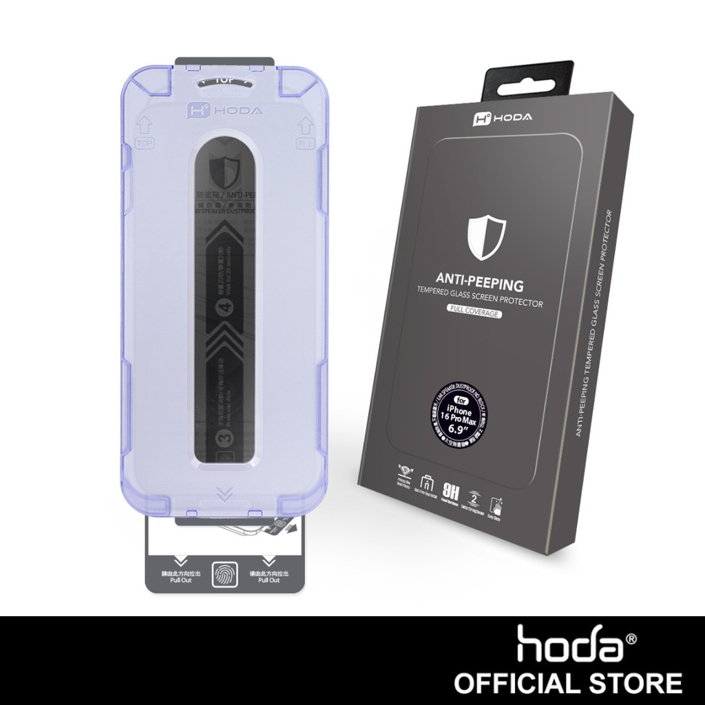 Hoda (Privacy) Anti-Peeper Full Coverage Screen Protector - With Dust ...