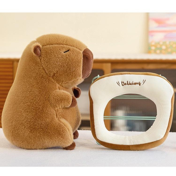 Capybara Pig Beo teddy bear, adorable premium sandwich capybara mouse ...