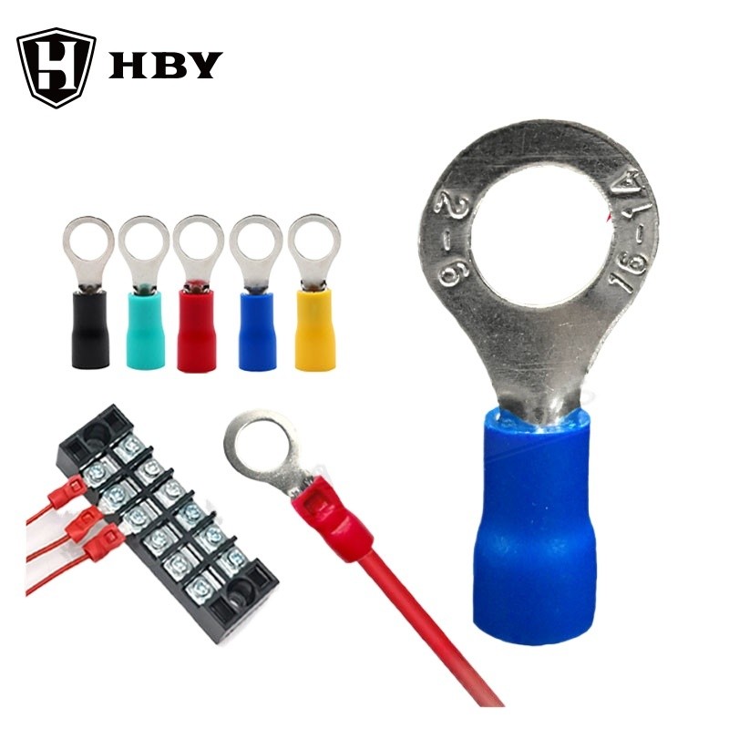 50pcs RV2-6 Ring insulated terminal Cable Wire Connector Crimp | Shopee Malaysia
