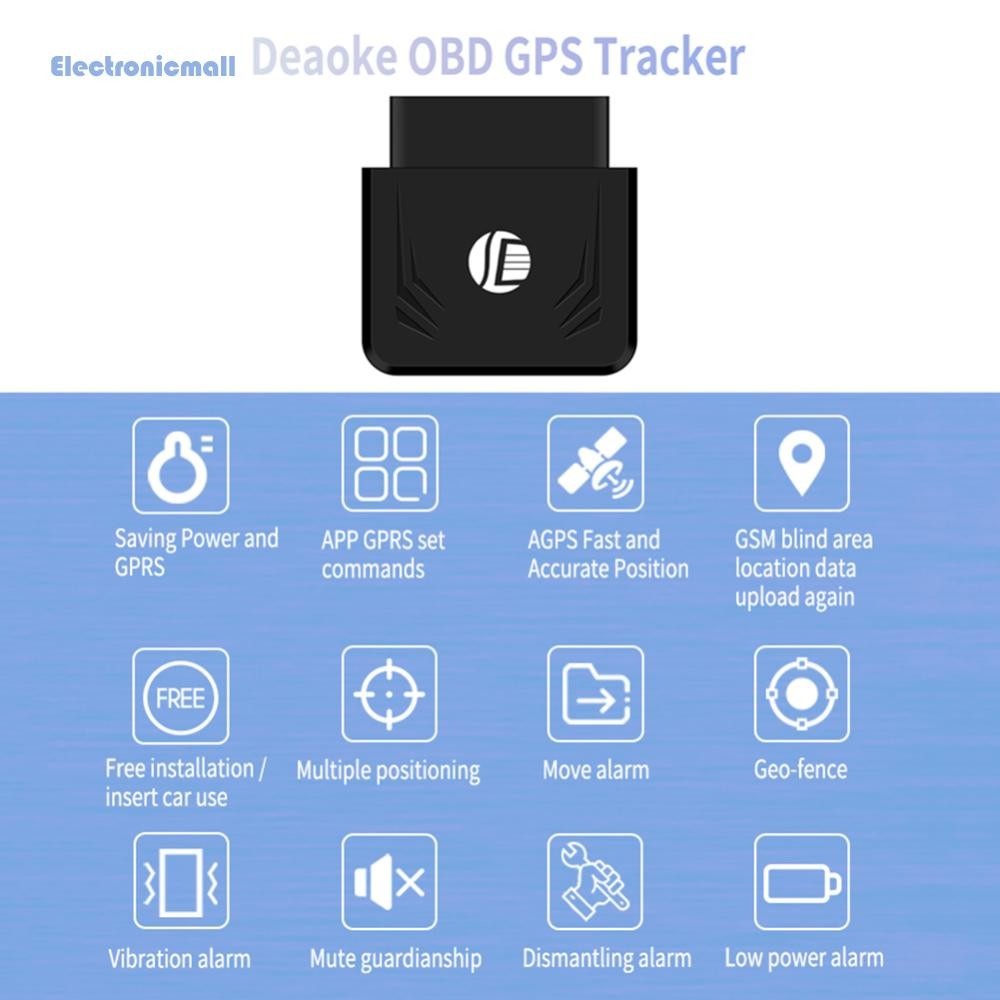 Car GPS Tracker with 16 Pin Cable GSM TK306 OBD Mini GPS Tracking ...
