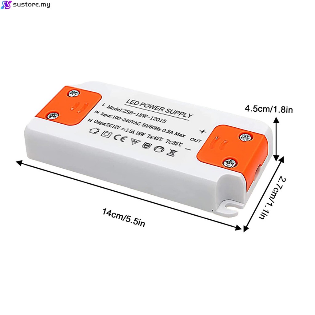 [Super] LED Transformer 100-240V to 12V LED Driver Power Supply,DC ...