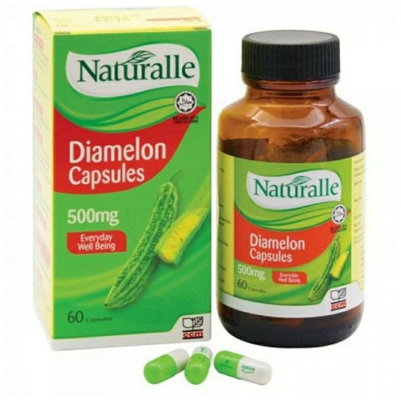 Naturalle Diamelon Peria Katak Capsules (supplemen diabetes kencing ...