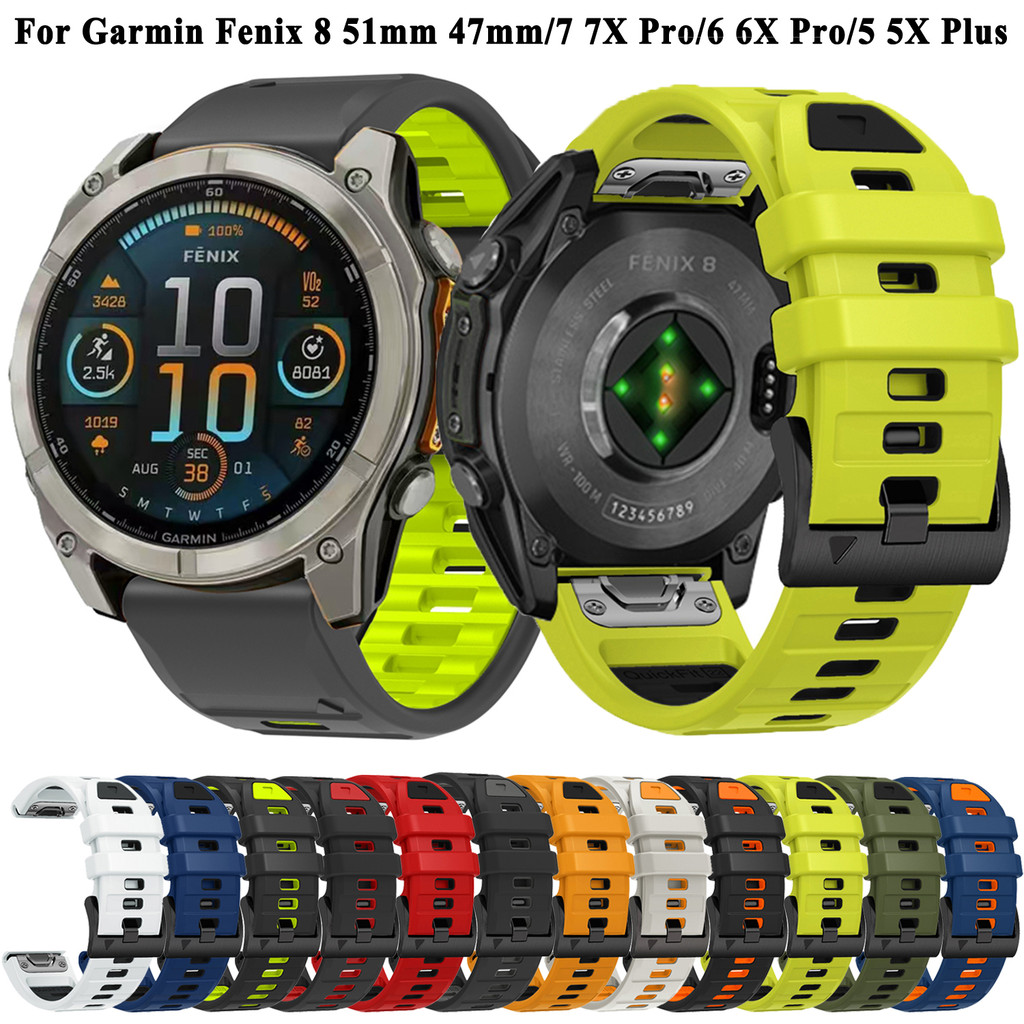 Official Silicone Strap For Garmin Forerunner 965 955 945 935 745 MARQ ...