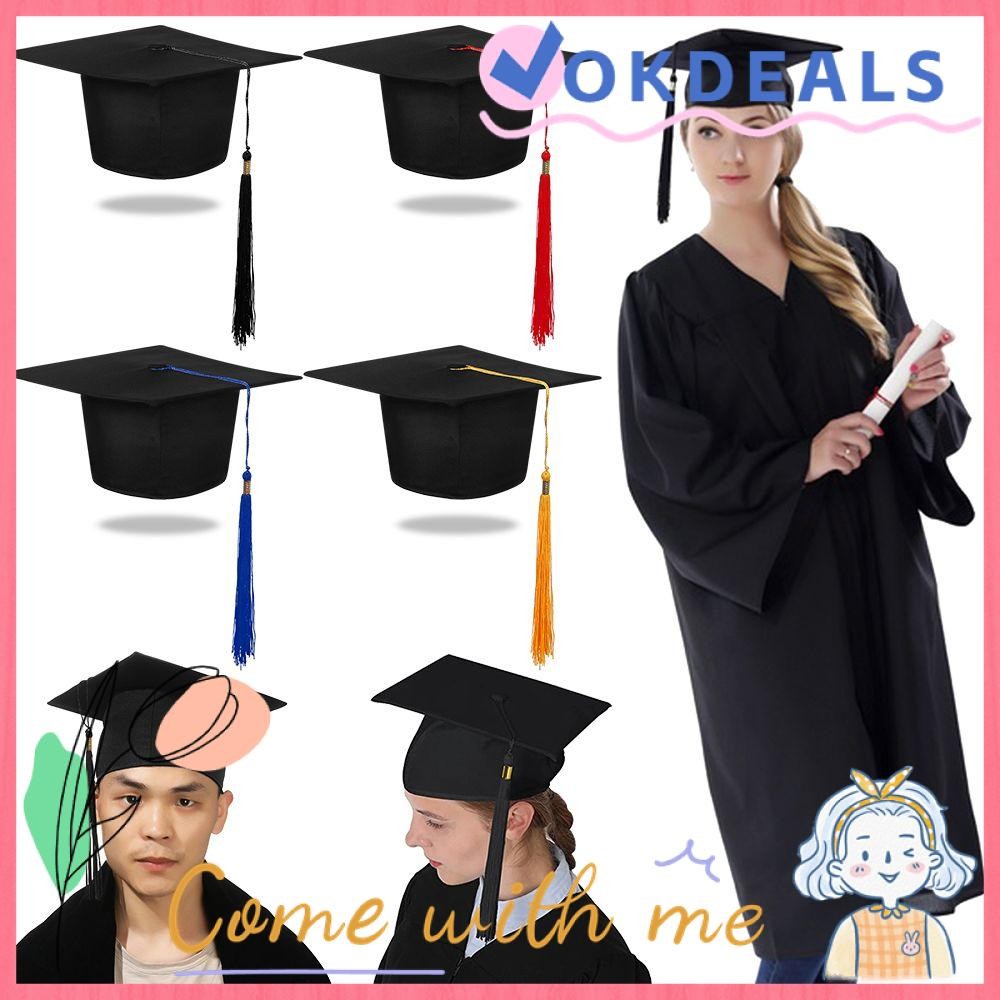 OKDSHOP Graduation Hat, University Congrats Grad Mortarboard Cap, 2024 ...