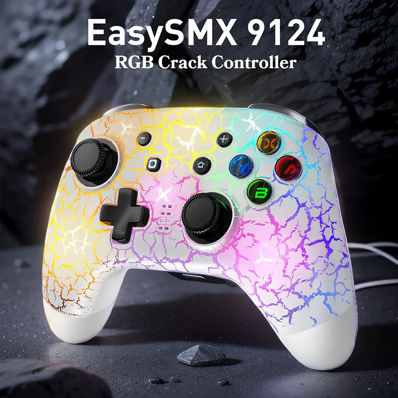 EasySMX 9124 Wireless Gamepad, Bluetooth Gaming Controller for Nintendo Switch, PC, Smart TV ...