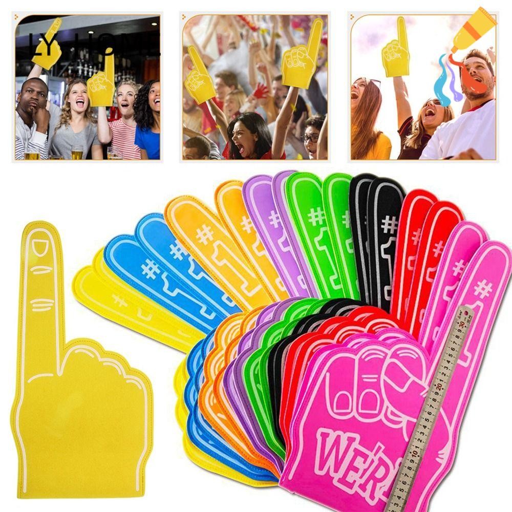 LY-HOME 1Pcs Giant Foam Finger, EVA Foam Cheering Hand, Universal Large ...