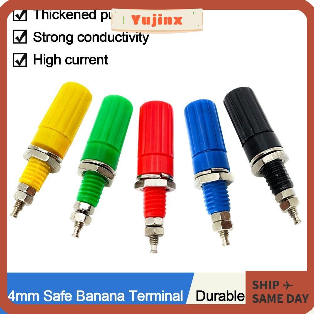 YUJINX Terminal Binding Post, Insulated Safety 4MM Banana Terminal ...