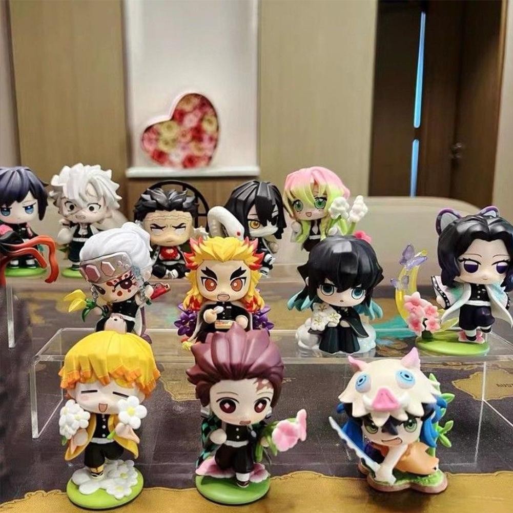 Demon Slayer Blind Box Birth Flower Series Anjiro Nezuko Zenitsu ...