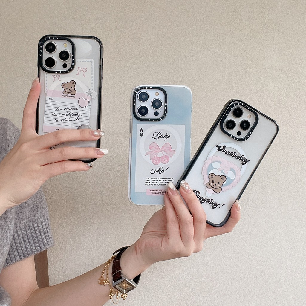 Bear Casetify Phone Case,Funny Cute Magnetic Casing,Cartoon Case for ...