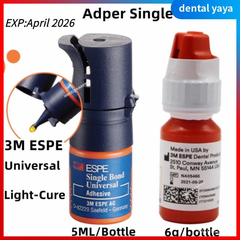 3M ESPE Adper Single Bond Adhesive Total-Etch Dental Universal Adhesive ...