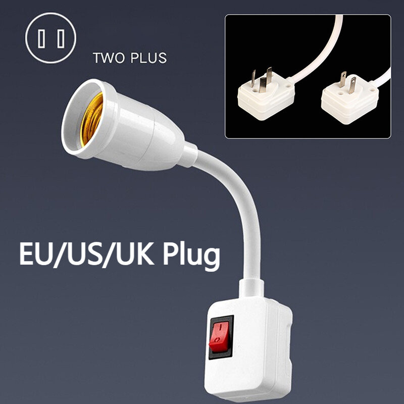 E27 Lamp Bulb Adapter Flexible Light Bases Holder Flexible Converter ...