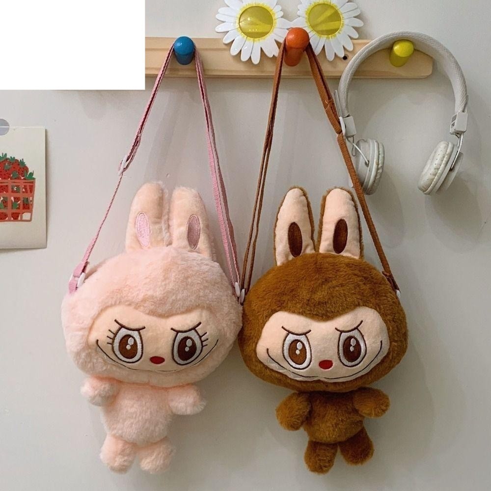 Labubu Bag Cartoon POP MART Large Capacity Labubu Plush Bag Small ...