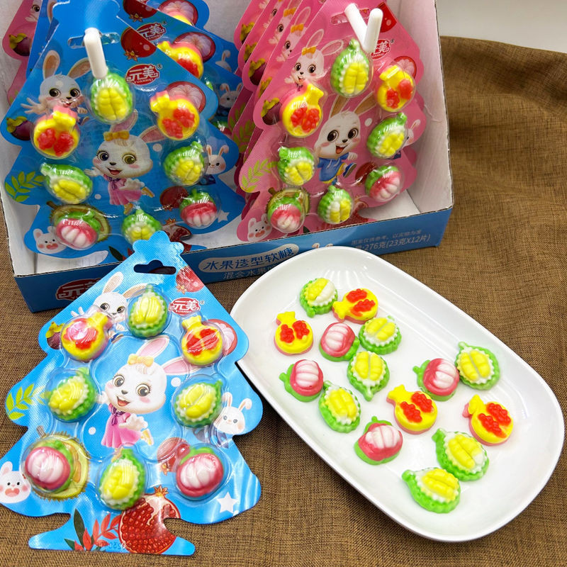 Children Creative Christmas Tree Shape Fruit Flavored Gummies Gummies ...