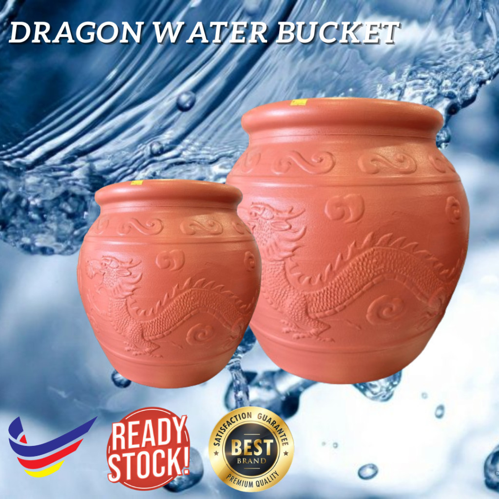 [READY STOCK] 50L/100L DRAGON WATER BUCKET THAILAND/ 50L/100L BASKET ...