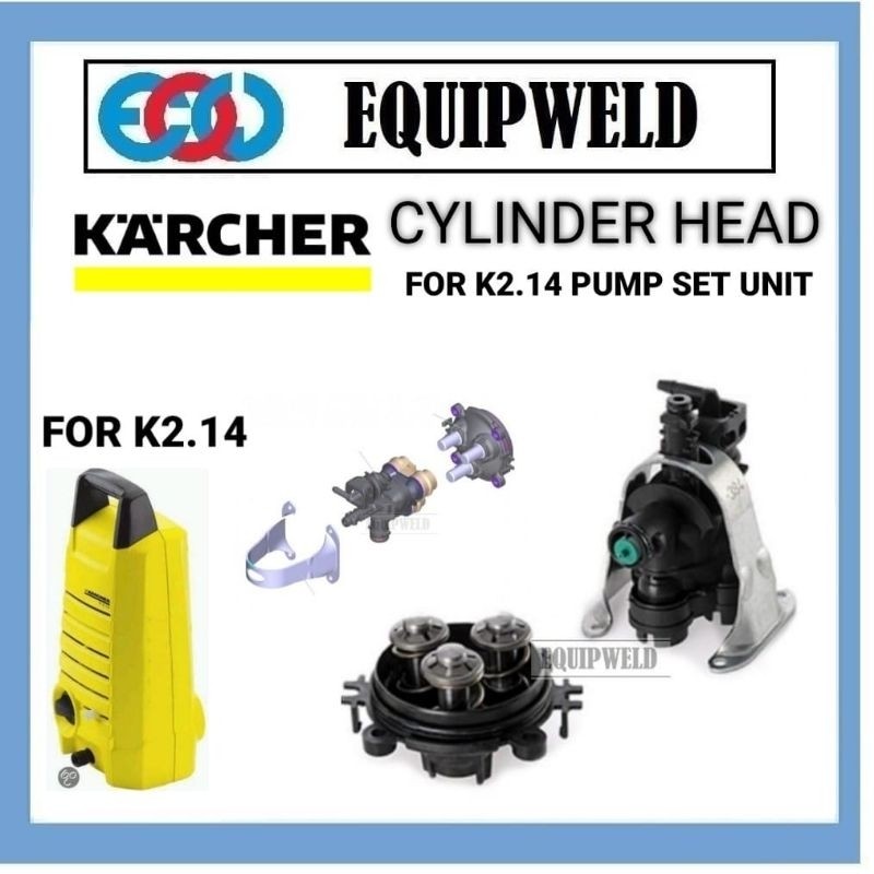 SPARE PART - KARCHER PART 5 CYLINDER HEAD FOR K2.14 PUMP SET UNIT (ORIGINAL) | Shopee Malaysia