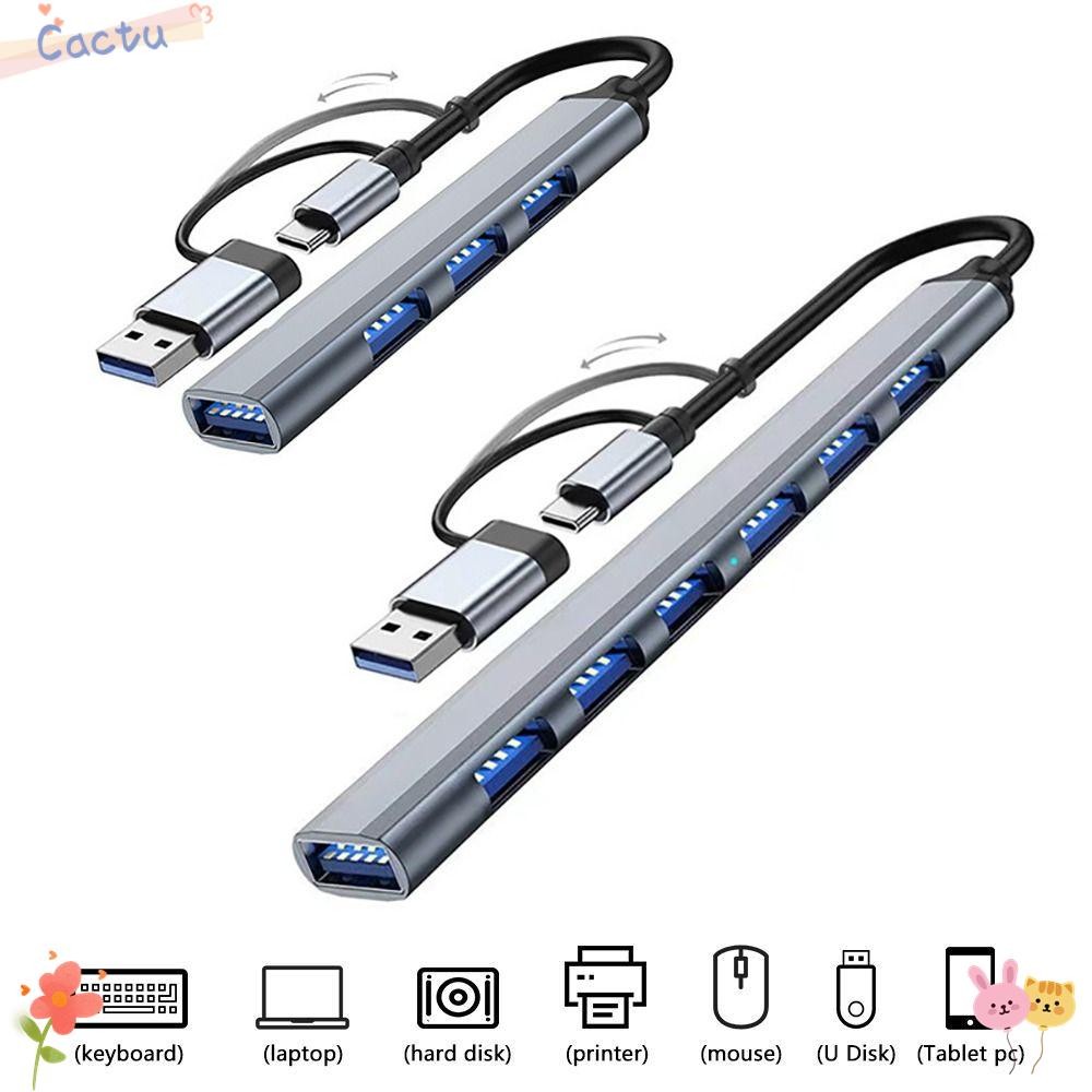 FACC-H Type-C HUB, High Speed 7 Ports 2-in-1 USB 3.0 Expander, Mouse ...