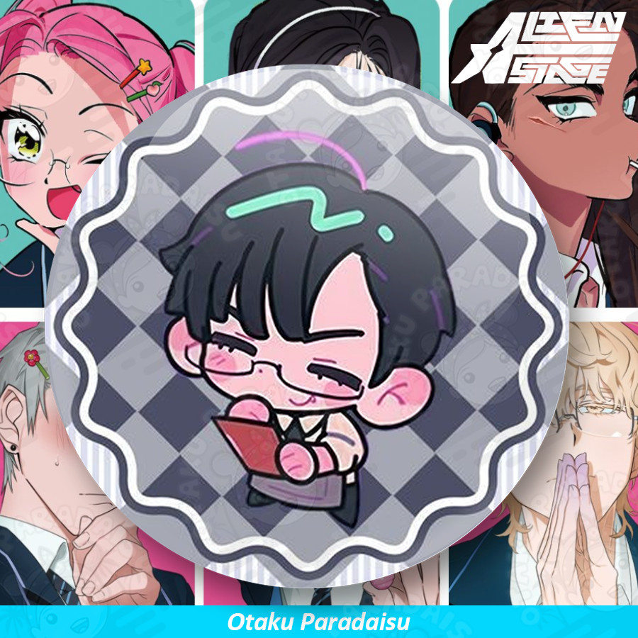 [ Pin ] Alien Stage Button Pin / Badge 2 - Big Size 58mm - Round Anime ...