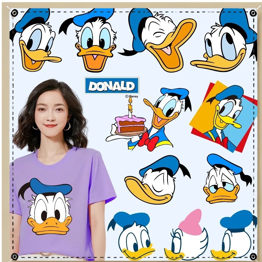 UV395 New Donald Duck Avatar Classic Expression Cartoon Heat Transfer ...