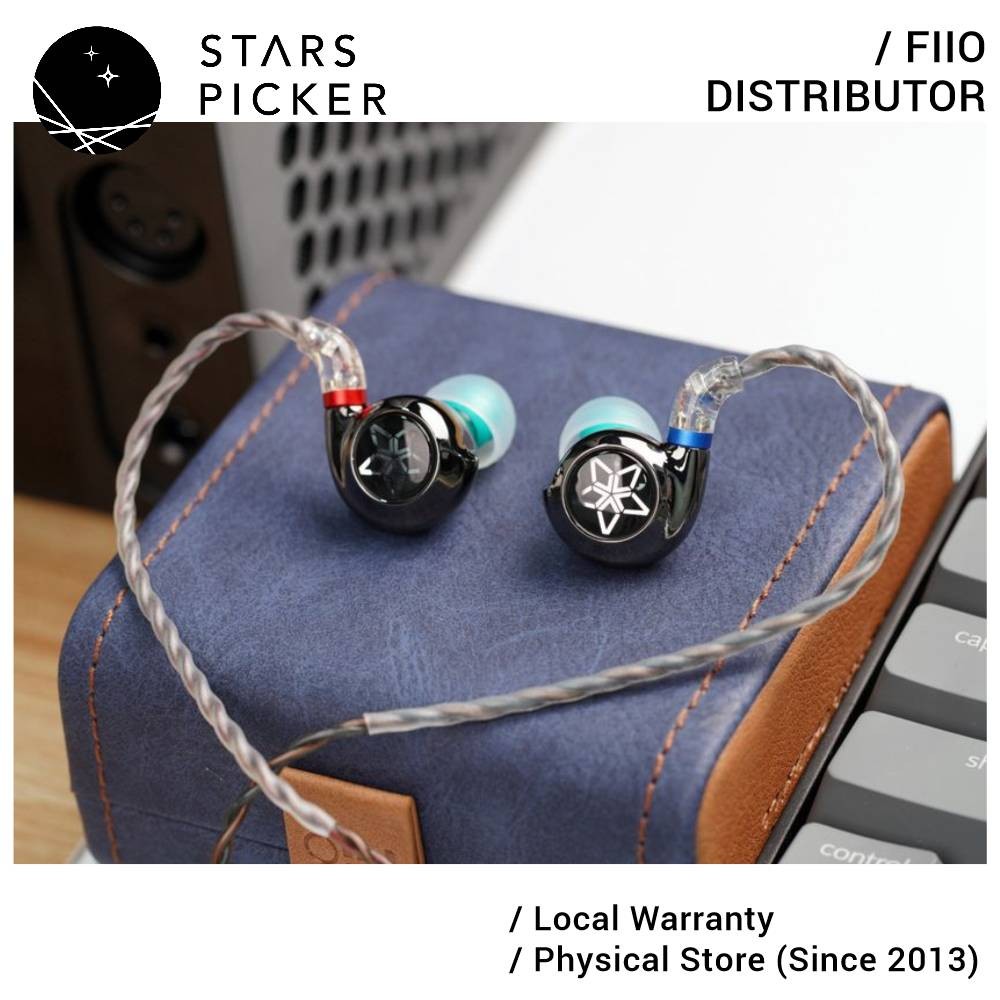 FiiO FH11 - 1DD+1BA Hybrid IEM Earphone Carbon-based Dynamic Driver with Custom Balanced ...