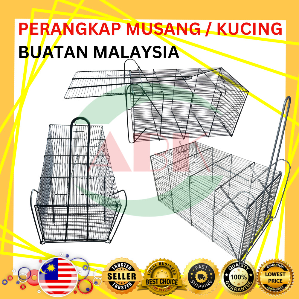 SANGKAR PERANGKAP MUSANG KUCING HEAVY DUTY BIG CAGE | Shopee Malaysia