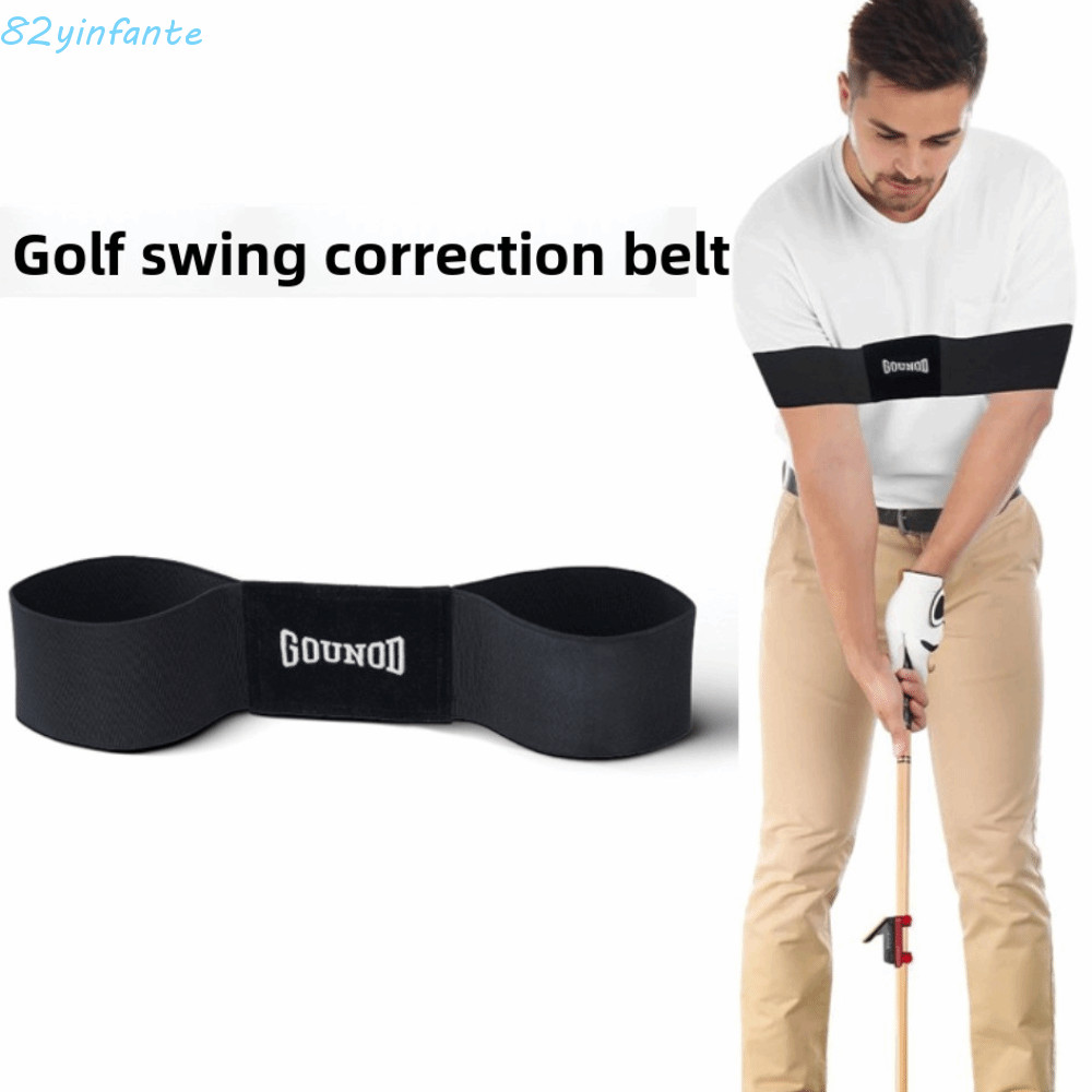 YINFANTE Golf Swing Trainer, Posture Correction Elastic Strap Golf ...