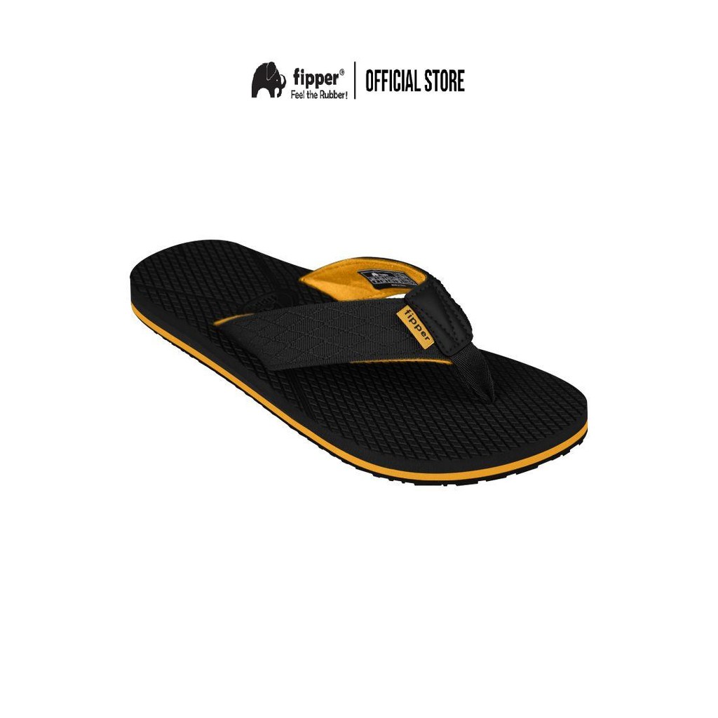 Fipper Refitt Sandal Lelaki Black / Mustard (Light) - Fipper Refitt ...