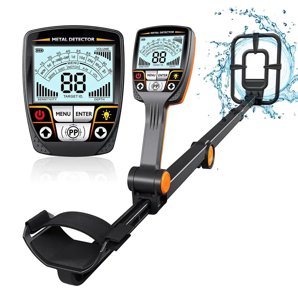 [NEW] Pengesan Logam Profesional Boleh Lipat Dengan Gegelung Carian ...