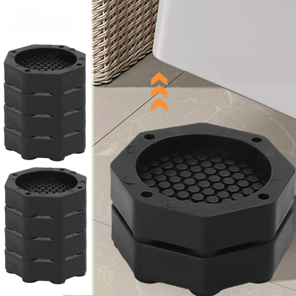 Anti-Vibration Feet Pads Silicone Legs Anti-Slip Washing Machine Silent ...