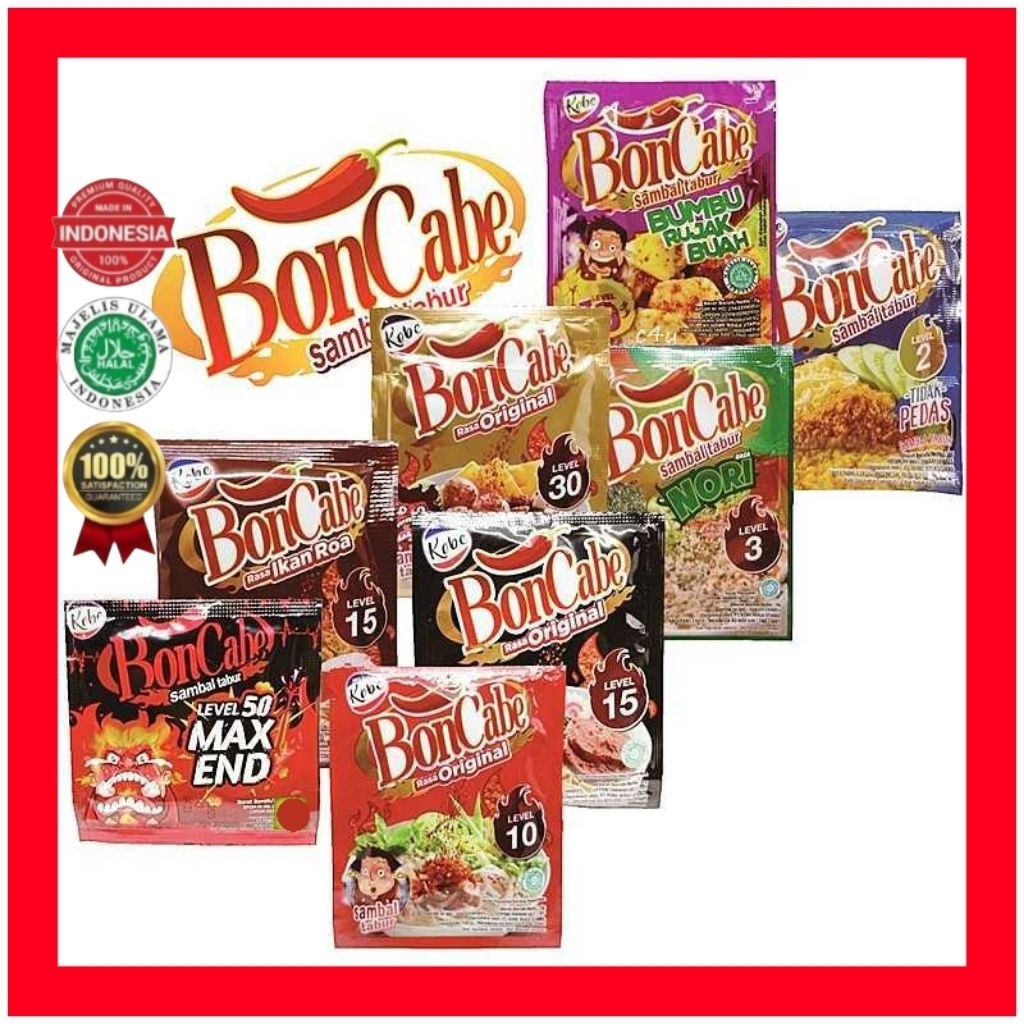 Bon Cabe Sambal tabur kemasan Sachet. | Shopee Malaysia